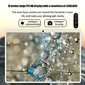 10in Tablet for, Dual SIM 5G WiFi Tablet 3GB RAM 32GB ROM 2MP 5MP Octa Core Processor 2.0GHz 6000mAh
