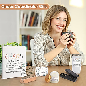Chaos Coordinator Gifts for Women, Thank You Gifts for Women, Appreciation Gifts for Coworker Boss Lady, Teacher Gifts, Employee Appreciation Gifts, Anniversary, Birthday & Christmas Gift for Women