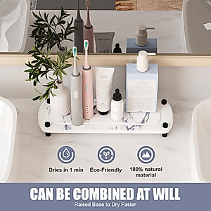 Slow Slog Sink Organizer Fast Dry, Instant Dry Sink Caddy, Bathroom Sink Organizer, Stone Sink Tray, Instant Dry Sink Organizer for Kitchen