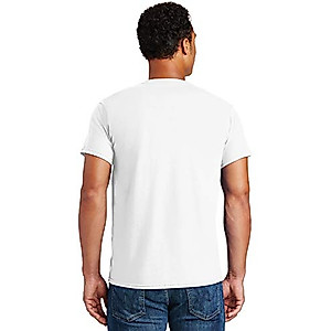 Hanes Men's Nano Premium Cotton T-Shirt (Pack of 2), White, Medium