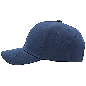AZTRONA Baseball Cap Men Women - Adjustable Plain Sports Fashion Quality Hat, NAV Navy