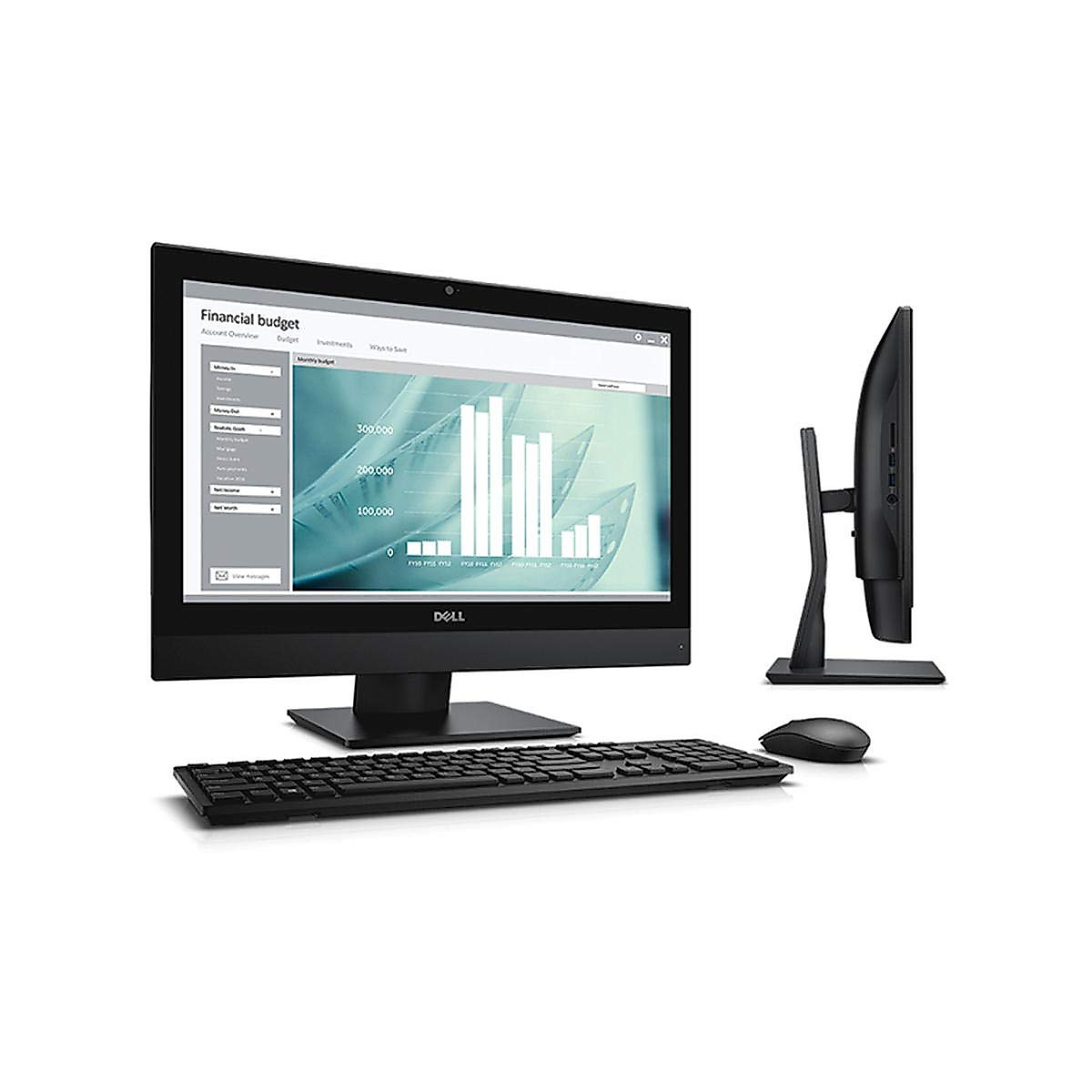 Dell OptiPlex 7440 AIO 24 FHD Screen All-in-One Computer Quad Core i7 6700 3.40GHz, 8GB Ram 512GB SSD, Windows 10 Pro 64-bit, WiFi, Webcam (Renewed)
