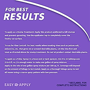 Bonide 2746 Stump & Vine Killer Concentrate, 8 oz Stumps and Vines Without harming Turf. Contains Brush Easy Application. Kills Oak, Poison Ivy and More, 1