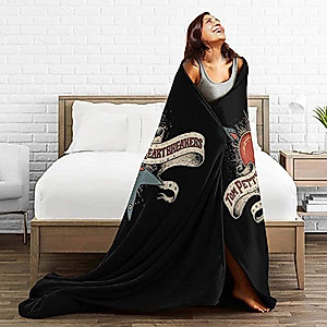 Woidxzxza Danu Tom Way Petty and Palkon The Heartbreakers Ultra-Soft Micro Fleece Blanket Flannel Washable Lightweight Warm Plush Throw Blankets 60x50 in