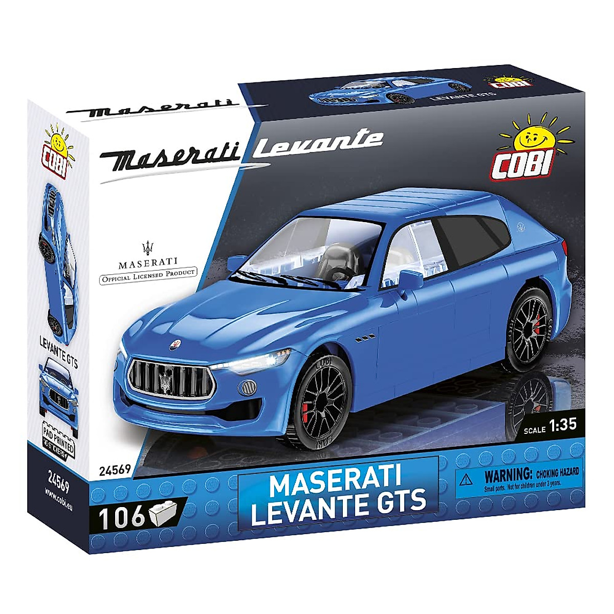 COBI Maserati Collection Maserati Levante GTS Vehicle, Blue