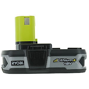Ryobi P107 One+ 18 Volt Compact Lithium Ion 1.5 Ah Battery Multi Pack (2 Batteries)