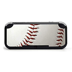MightySkins Skin Compatible with Nintendo Switch Lite - Baseball | Protective, Durable, and Unique Vinyl Decal Wrap Cover | Easy to Apply, Remove, and Change Styles | Made in The USA