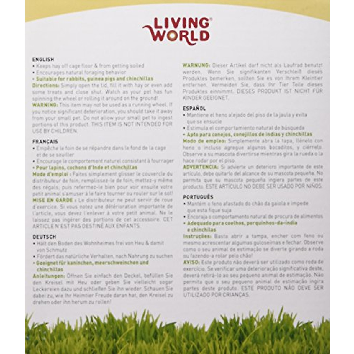 Living World Hay Feeding Station for Pets