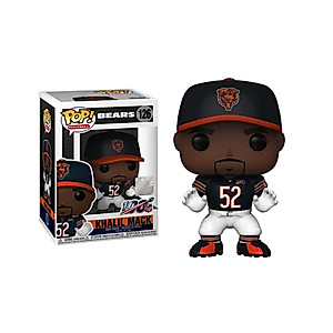 Pop NFL: Khalil Mack Chicago Pop # 126 Vinyl Figure (Bundled with Compatible EcoTEK Pop Protector)