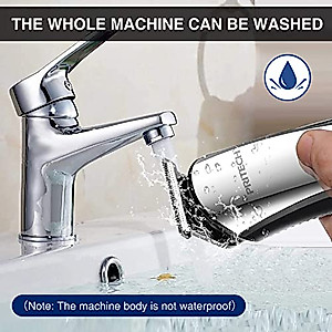 PRITECH Hair Clippers for Men Nose Hair Trimmer Micro Shavers 3 in 1 Mens Grooming Kit Cordless & Rechargeable Electric Hair Trimmer Led Display with T Blade Trimmer Cutting IPX6