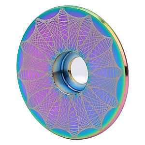 Germerse Headset Top Cap, 2 pcs 28.6mm Titanium Alloy Headset Cap with Steel Bolt, Bike Stem Top Caps for Road Bike MTB Bike(Colorful)