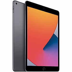 Apple iPad (10.2-inch, Wi-Fi, 128GB, 8th Generation)- Space Gray (Renewed)
