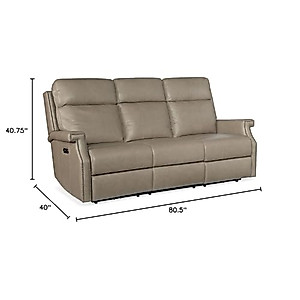 Hooker Furniture Living Room Vaughn Zero Gravity Sofa with Power Headrest