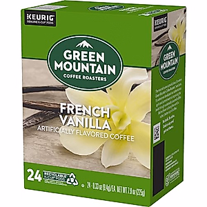 Green Mountain Coffee Roasters French Vanilla Coffee, Keurig Single-Serve K-Cup pods, Light Roast, 96 Count