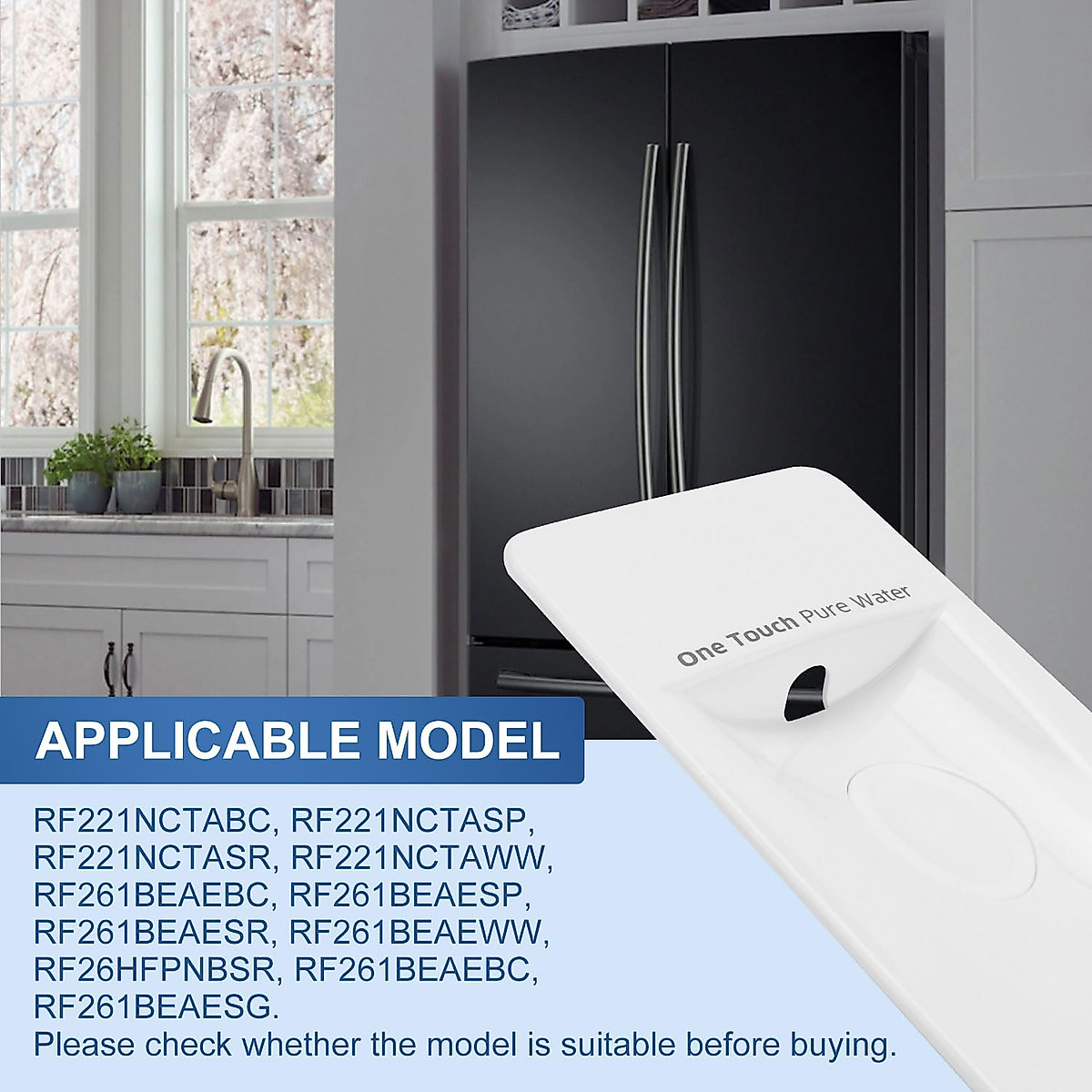 DA97-12942A (OEM) Ice Assym Cover-Dispenser Cover Compatible with Samsung Refrigerator Replaces Part Numbers AP5651849, 3036257, PS5575407 etc