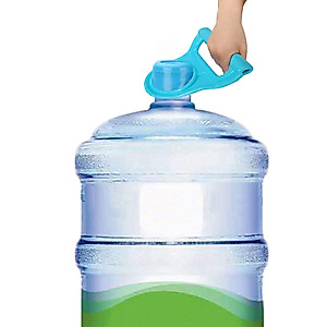 2 Pack Advanced Ergonomic 2nd Gen 5 Gallon Drinking Water Bottle Handle Bottle Carrier Lifter with Rubberized Anti-Slip Holder