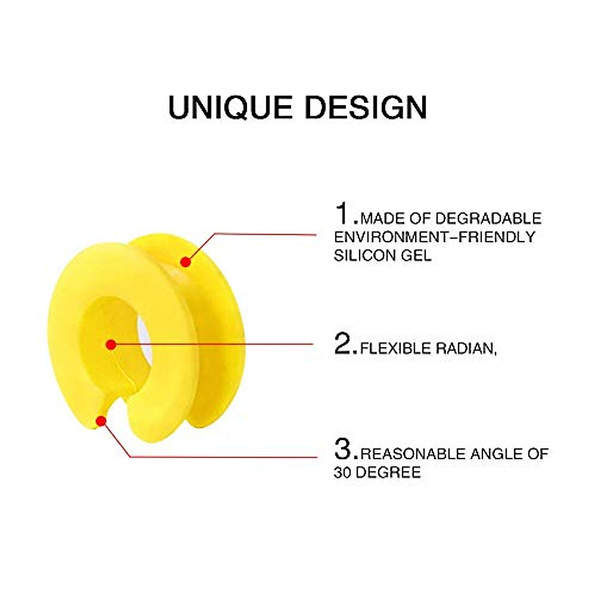 esowemsn 12pcs Silicone Clothes Hanger Fixed Hook Windproof Hanger Spacer Anti-Off Hanger Fixing Ring Hooks Best for Indoor & Outdoor(Random Color)