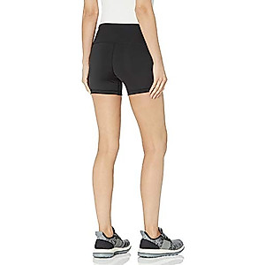 adidas Women's 4 Inch Shorts, Black/White, Large