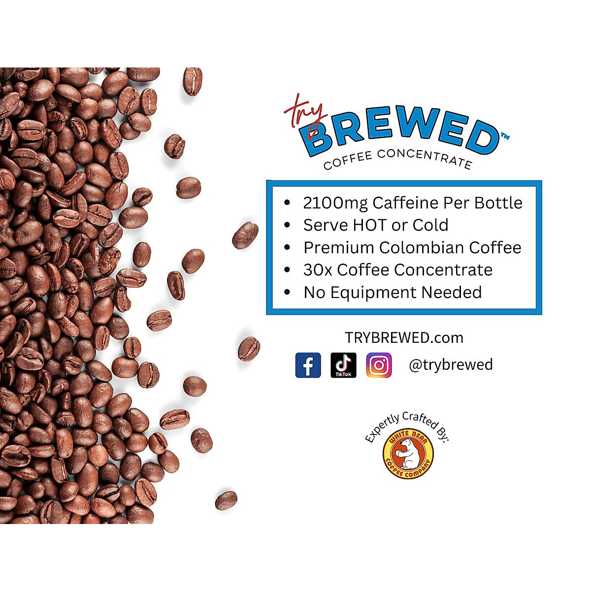 Brewed Coffee Concentrate, Cold Brew, Iced Coffee, Arabica Coffee, Espresso, 30x Liquid Coffee Concentrate, Instant Coffee Alternative, 36 cups per Bottle, Espresso Shot, Caffeine Shot