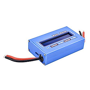 FPVDrone RC Watt Meter DC 60V/100A Digital LCD Balance Voltage Battery Power Analyzer Wattmeter Tester Checker Watt Volt Amp Meter