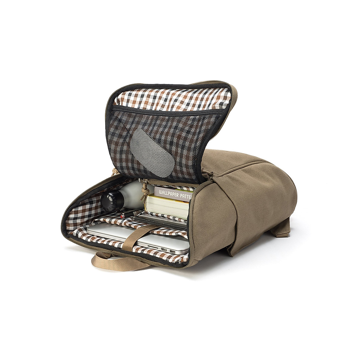 Booq DP-CLC Daypack Lightweight Everyday Laptop Backpack – Clay Canvas