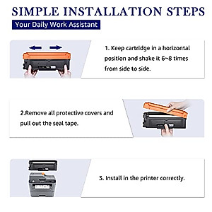 Mooho Compatible Toner Cartridge Replacement for Brother TN660 TN-660 TN630 TN-630 High Yield for Brother MFC-L2700DW HL-L2380DW DCP-L2520DW DCP-L2540DW HL-L2360DW HL-L2340DW Printer (2 Black)