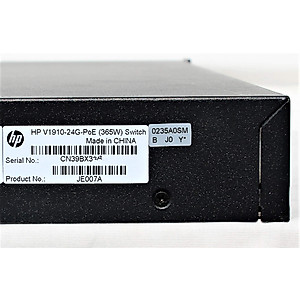 HP Procurve 1910-24G-PoE (365W) Switch (JE007A#ABA),Black