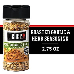 Weber Roasted Garlic & Herb Seasoning, 2.75 Ounce Shaker