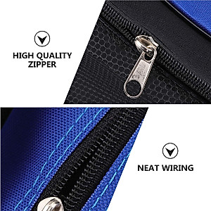 BESPORTBLE Skate Shoes Bag Triangle Roller Skate Bag Large Capacity Quad Skate Shoe Bag Skating Handbag for Inline Ice Skates Blue