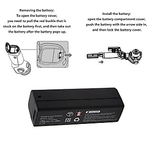 CS Cameron Sino Upgrade Part 53 Intelligent Battery Compatible with DJI Osmo,Osmo Mobile,Osmo+（Plus,Osmo pro/RAW, fits HB01-522365 HB02-542465