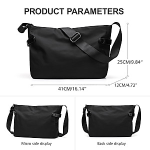 suradar Messenger Bag for Men 14 Inch Laptop Satchel Computer Briefcase Womens Crossbody Bag