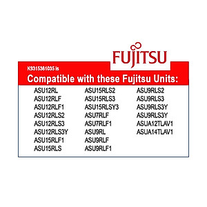 Sudopo Fujitsu General UTR-FA16 K9315361035 Mini Split Ductless Filter