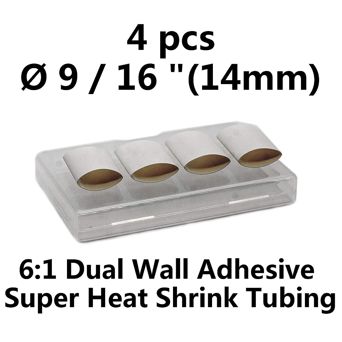 6:1 Dual Wall Adhesive Super Heat Shrink Tubing,Wire Repair,Mac Book Air Pro Charging Cable Crack Damage Charge Repair,Mouse Cable Protector,Saver Cover for Type C,iPhone,Apple Lightning,HDMI (4)