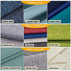 Millsilo Custom Bench Cushion for Indoor Furniture, Soft Window Seat Cushions, Custom Size Outdoor Cushion for Bench, Non-Slip Bench Pad for Shoe Rack, Piano, Storage, Dining, 70D High Density Sponge