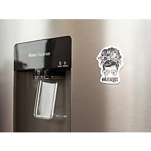 Nurse Life Refrigerator Magnet | #Nurselife | 5 Inch | Magnet| Waterproof | Bumper Car Trucks Vans Walls Laptop Magnet CS369