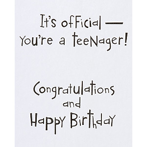 American Greetings 13th Birthday Card (It's Official)