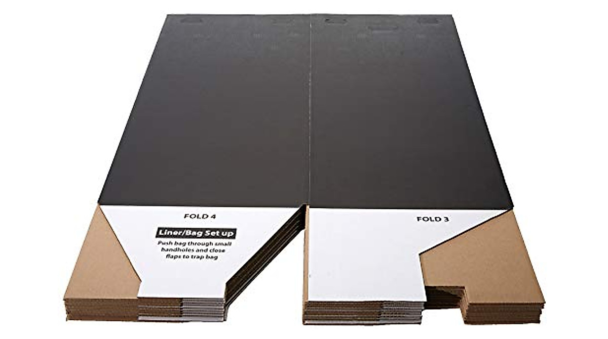 Eco-Friendly Cardboard Trash & Recycling Boxes - Reusable & Disposable