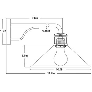 VICTOGATE 3 Pack Outdoor Wall Lights Wall Mount for House Front Porch Outdoor Wall Light Fixtures Wall Mount Matte Black Farmhouse Outdoor Wall Sconce, Classic Barn Lights Outdoor & Indoor-E26 Socket