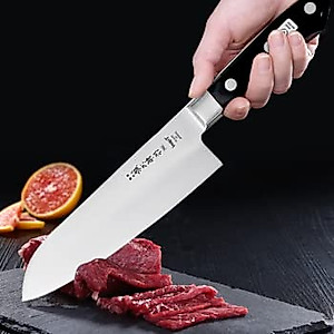 Tojiro Fujiro DP Cobalt Alloy Steel Split with Base Santoku All-Purpose Knife, 刃渡り:170mm, black (black 19-3911tcx)