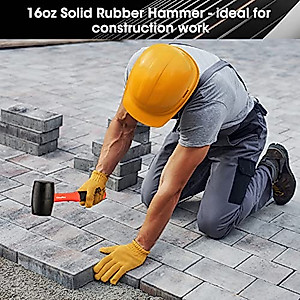 WORKPRO 13" Laminate Floor Cutter With Rubber Mallet Set