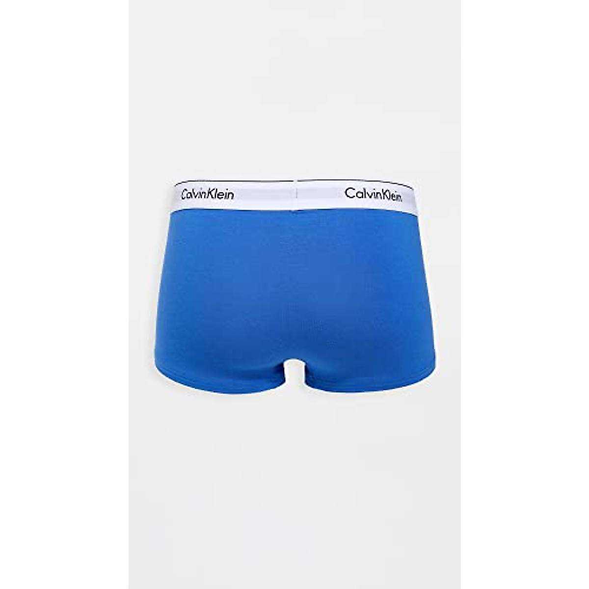 Calvin Klein Men's Modern Cotton Stretch 3-Pack Low Rise Trunk, Black, Palace Blue, Vanilla ICE