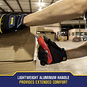 IRWIN Utility Knife, Self-Retracting for Safety (2088600), Red