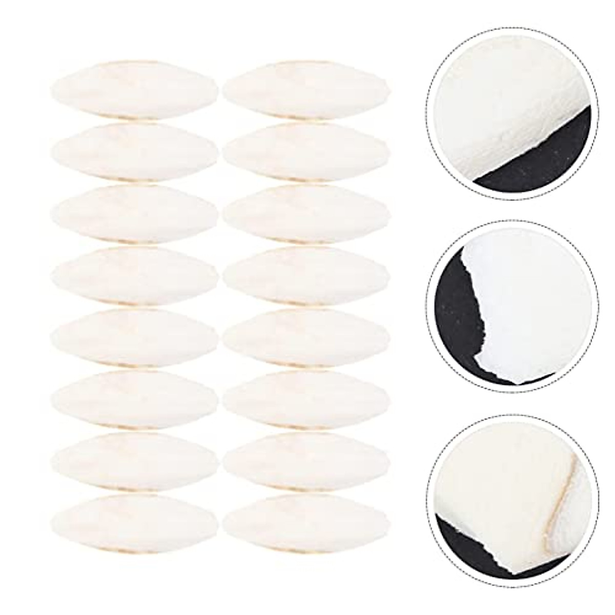 EXCEART 30pcs Bird Cuttlebone Natural Cuddle Bone Bird Beak Stone Beak Grinder Parrot Chew Toys Molar Toy for Parakeets Cockatiel Macaw