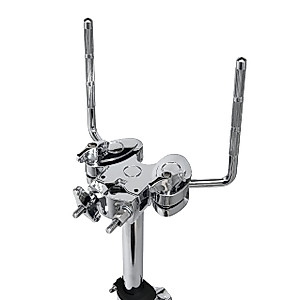 PDP By DW PDP Hardware Collection Concept Series Double 10.5mm L-Arms Tom Stand (PDTSCO),Chrome