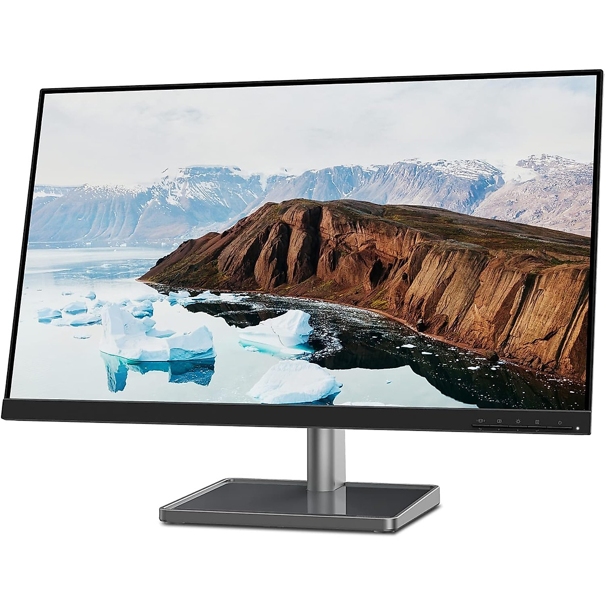 Lenovo L27m-30-2022 - Everyday Monitor - 27 Inch FHD - 75 Hz - AMD FreeSync - Low Blue Light Certified - Tilt Stand - Integrated Speakers - HMDI & VGA & USB-C,Grey