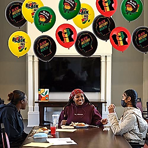 Black History Month Balloons Party Decoration Supplies - African American Country Festival Black History Balloons Party Decorations