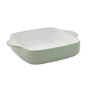 KitchenAid Vitrified Stoneware Square Baker, 2-Quart, Pistachio