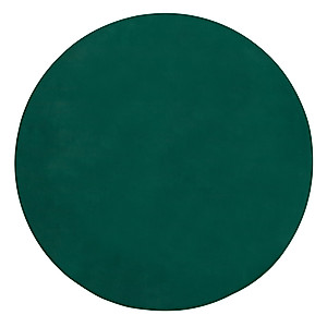 Yellow Mountain Imports Professional Grade Green Round Table Cover for Card Games, Mahjong, Board Games, Dice Games, and More - 61.2"