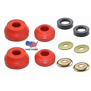 (Pair) Front Suspension Radius Arm Bushing Kit for Bronco Ranger Ford F-150 F-250 F-350 Explorer Mazda B2300 B3000 B4000 Navajo