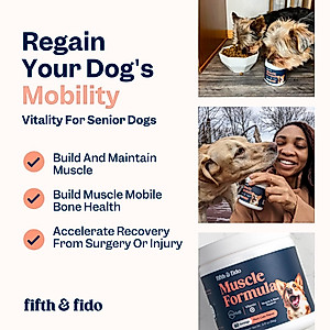 Dog Weight Gainer - Weight Gain Dog Food - Dog Protein Powder - High Calorie Weight Gainer for Dogs - Dog Muscle Builder - Puppy Weight Gainer